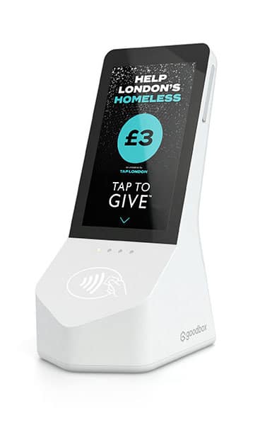 GoodBox | Contactless Charity Donation Boxes | Contactless Giving
