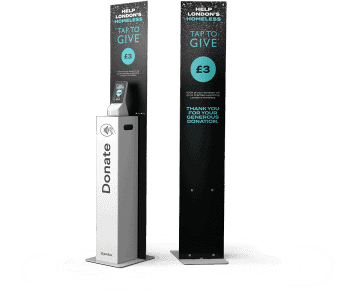 Contactless Floor Standing Donation Box | GoodBox Podium
